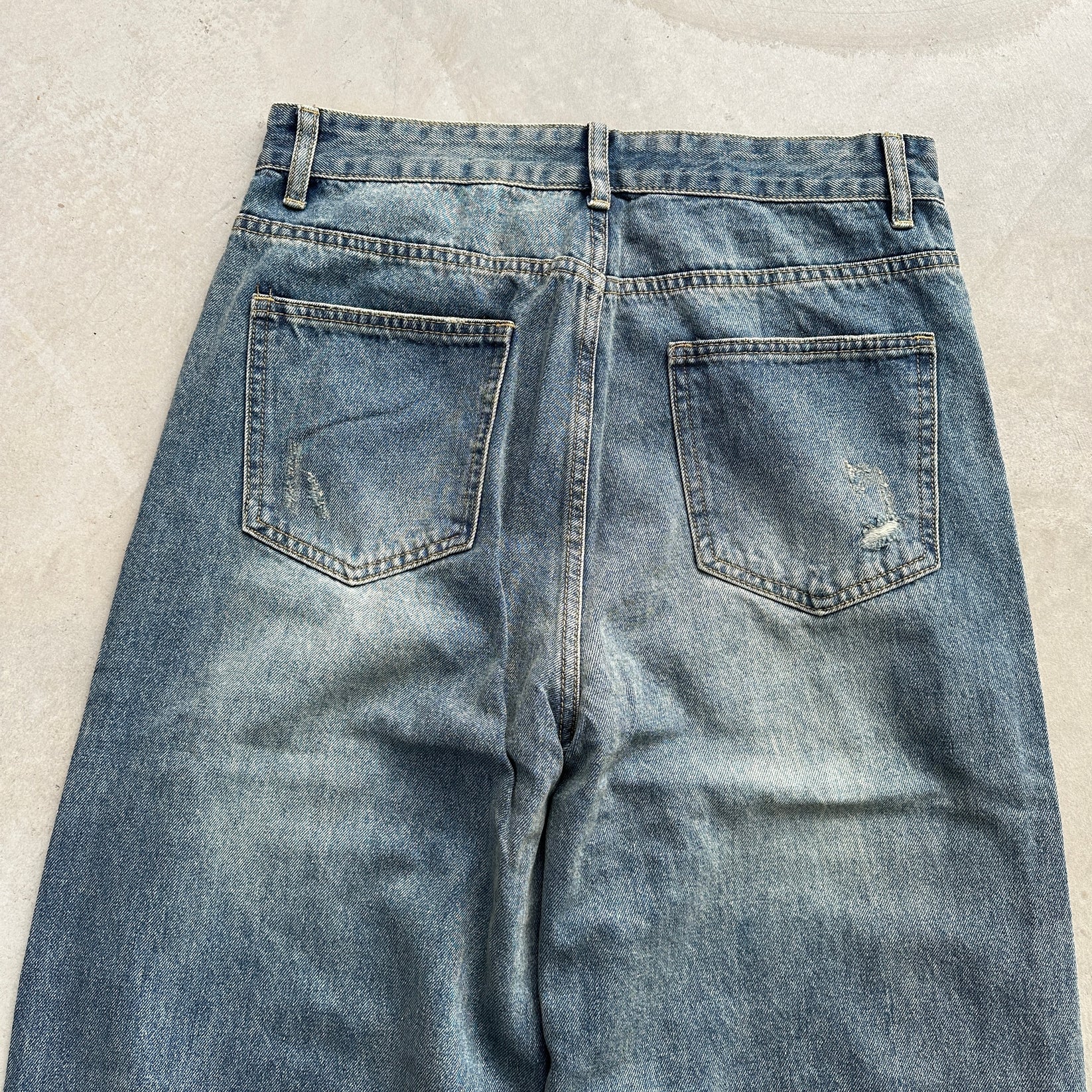 Blue Distressed Denim – Starred