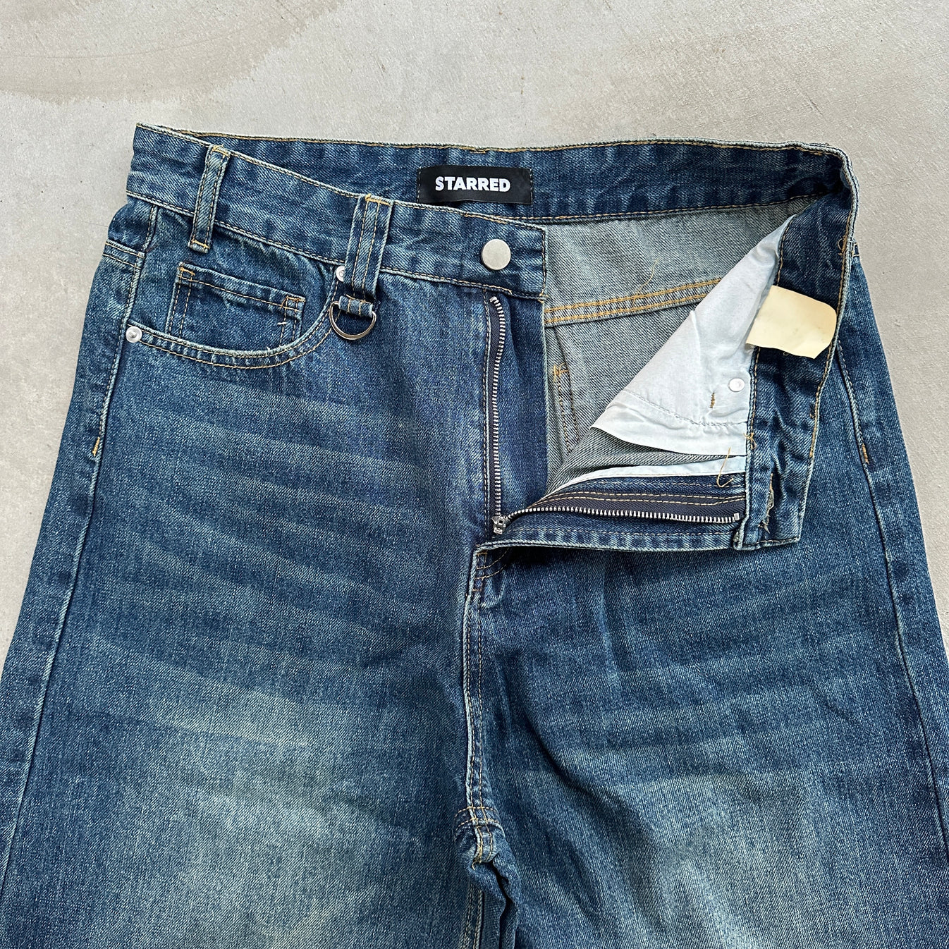Faded Blue Denim – Starred