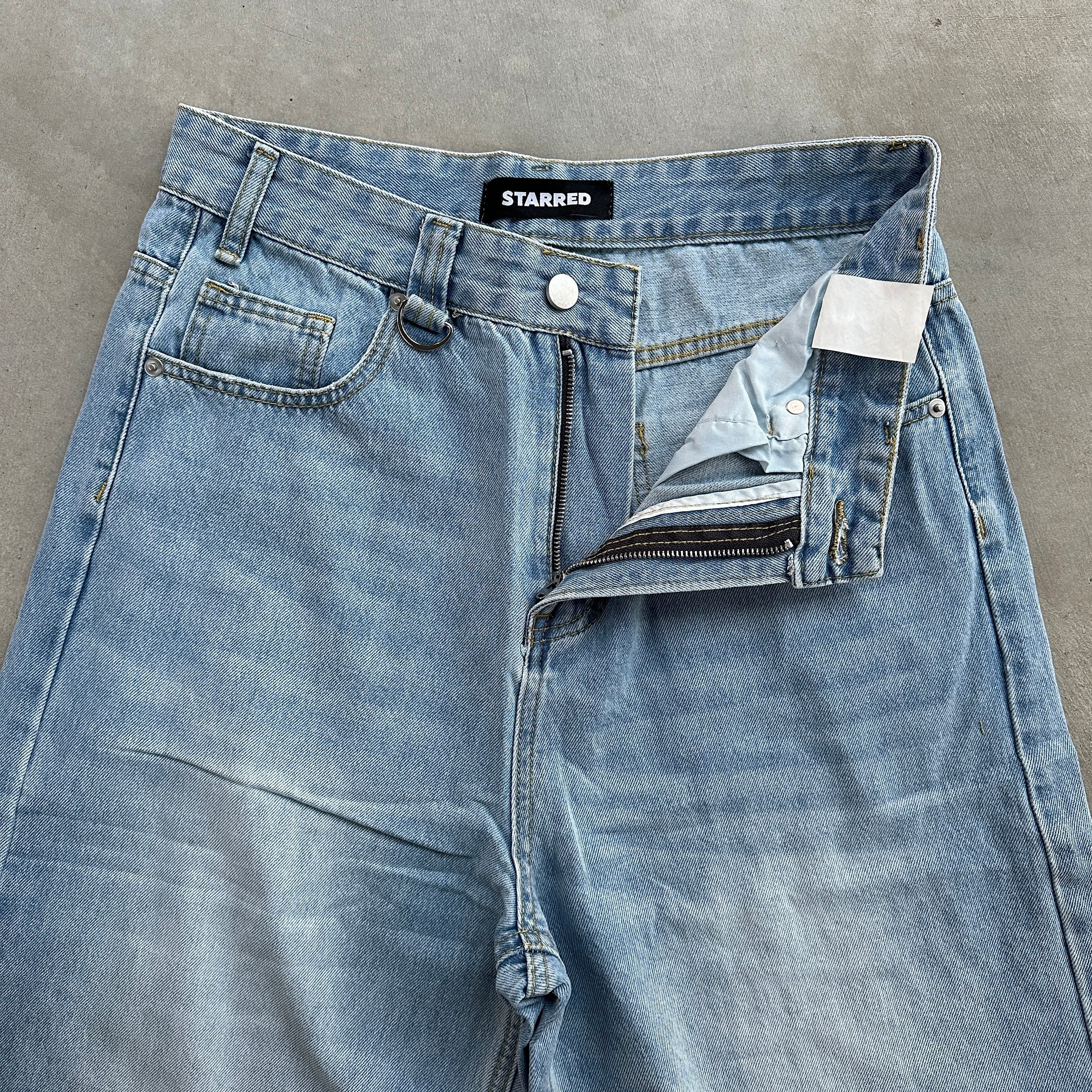 Light Blue Denim – Starred